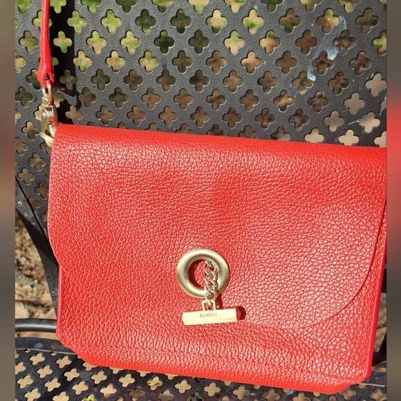 Botkier | Bags | Botkier Designer Waverly Red Leather Crossbody Purse ...